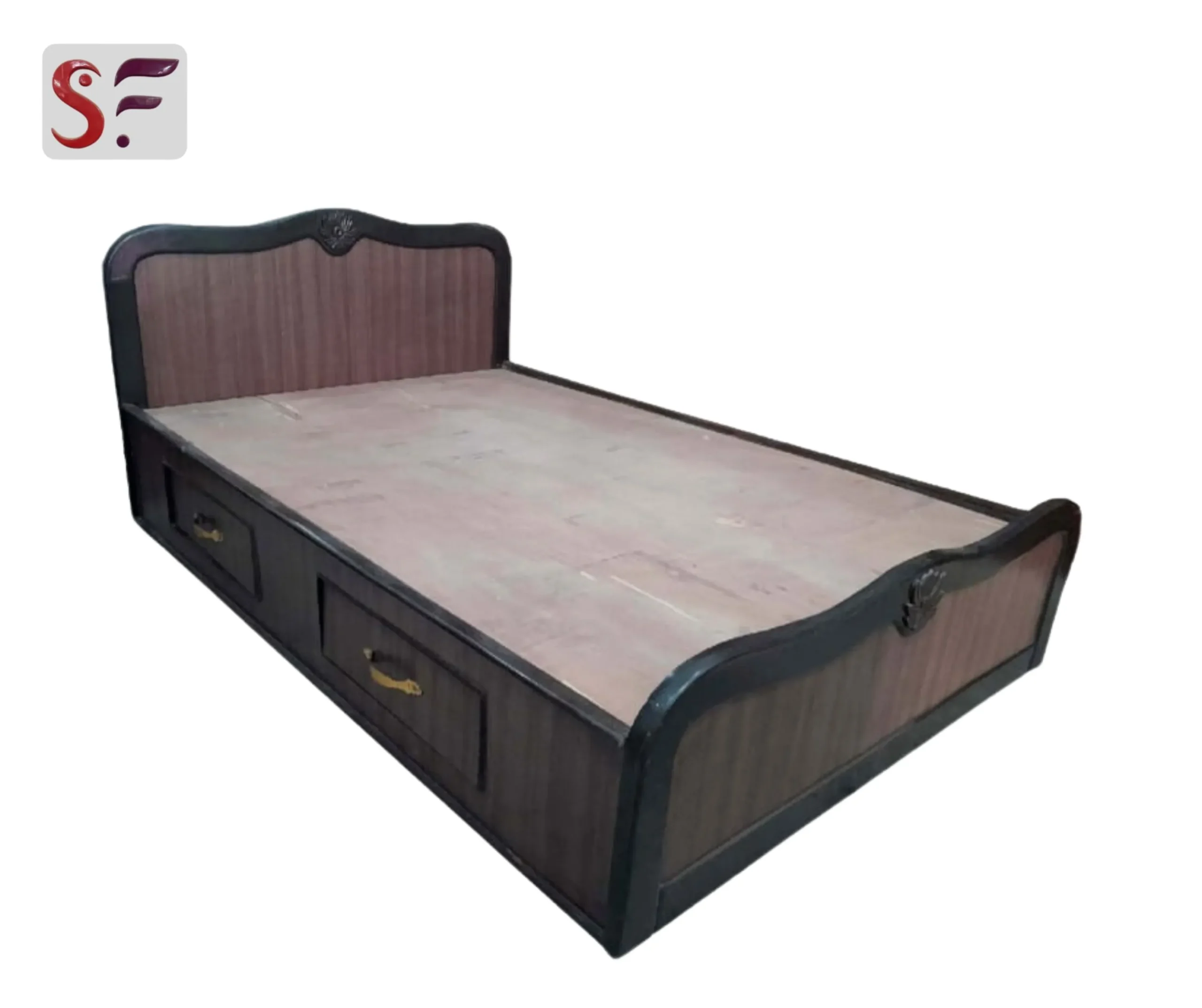 Simple Double Bed - Supya Furniture & Furnishing Center